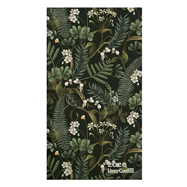 Zsebnaptár LIZZY CARD fekvő keménytáblás Forest night 2026. - Lizzy ...